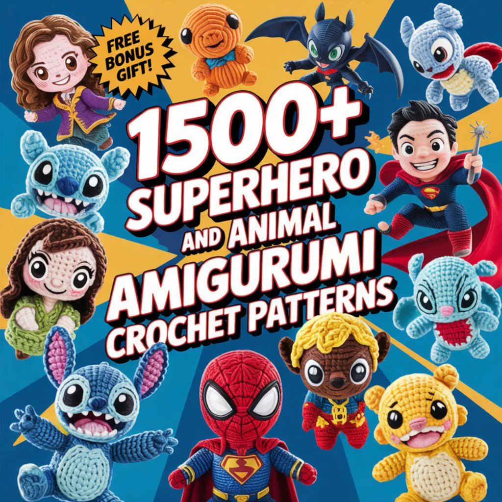 🔥 1500++ Amigurumi Crochet Patterns | Ultimate Mega Bundle – Yarn Haven