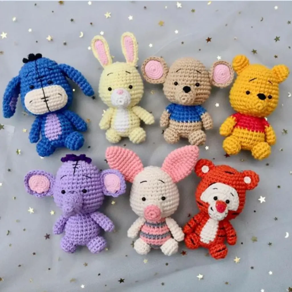 8-in-1 Pooh & Friends Crochet Pattern Bundle – Disney-Inspired Amigurumi – Yarn Haven